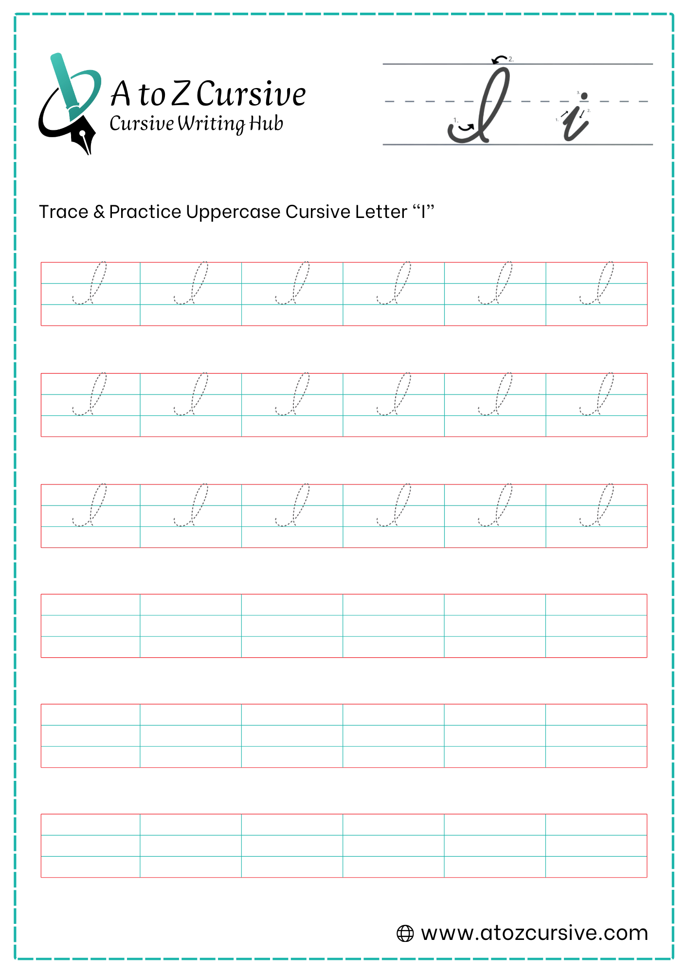 Cursive I: Tutorial and Worksheets